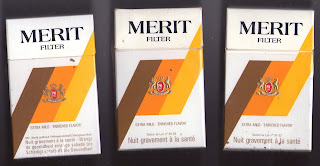 Ma Collection de paquets de cigarettes: MERIT