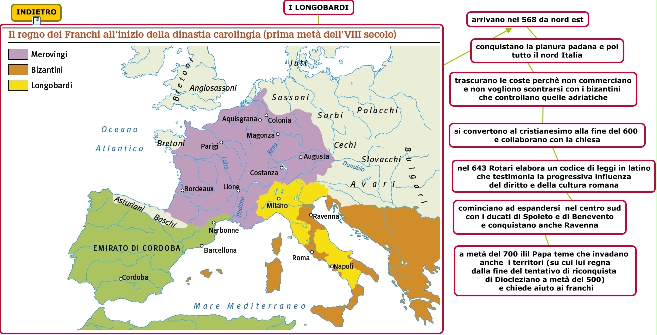 il mio blog scuola: I Longobardi, i Franchi e Carlo Magno