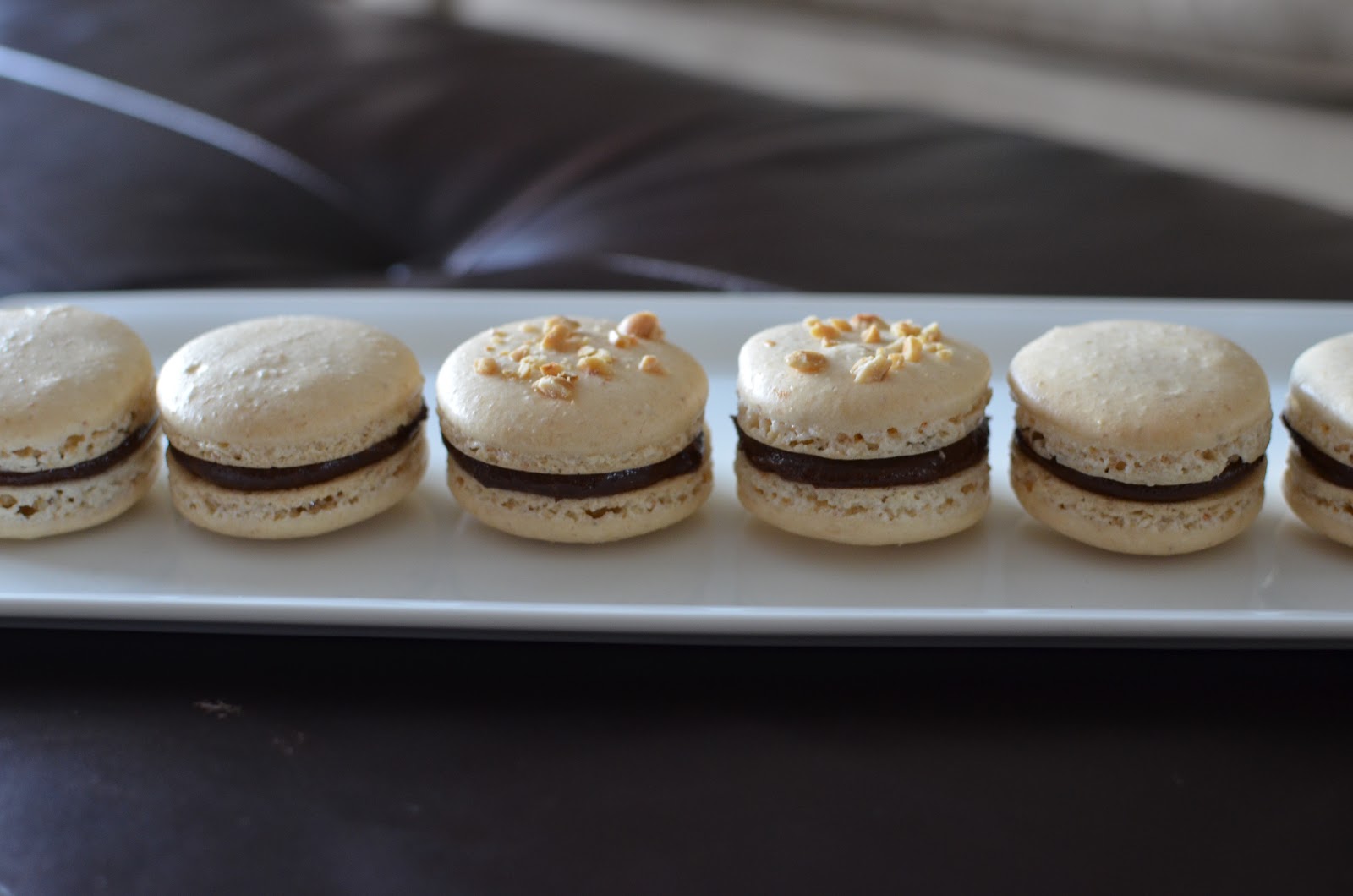 Playing with Flour: Hazelnut macarons with gianduja ganache