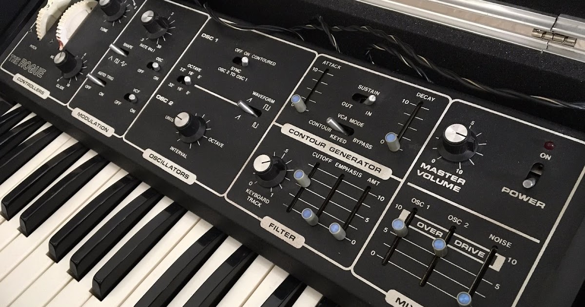 MATRIXSYNTH: Vintage Moog The Rogue Analog Mono Synthesizer w/custom ...