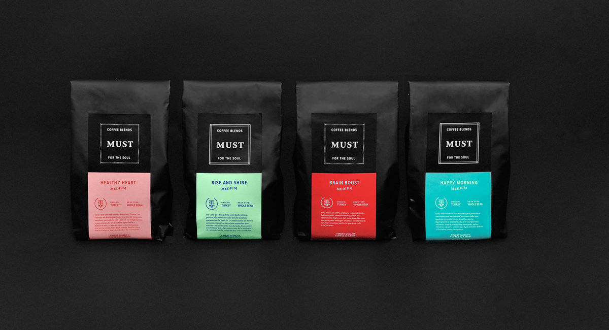 MUST Coffee – Packaging Of The World