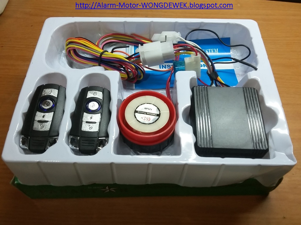 Alarm Motor Tangerang Wong Dewek : ANEKA ALARM REMOT MOTOR
