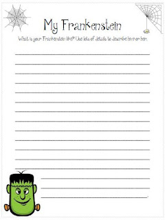 Third Grade Love: ~~Frankenstein Writing & Freebies~~