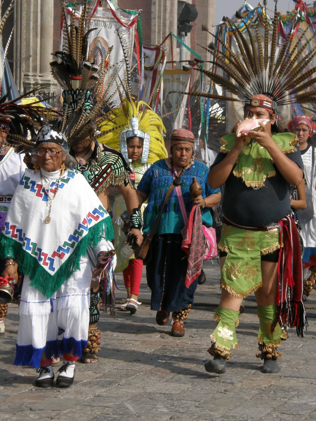 Mexico City Ambles: Traditional Indigenous Dancers: Concheros and ...