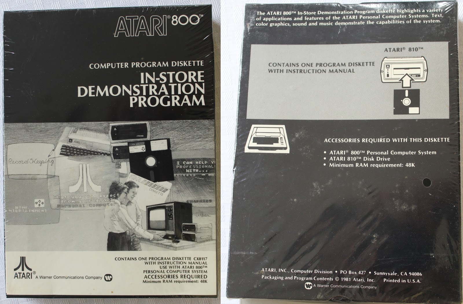 ATARI 8-bit Ads: In-Store Demonstration Program