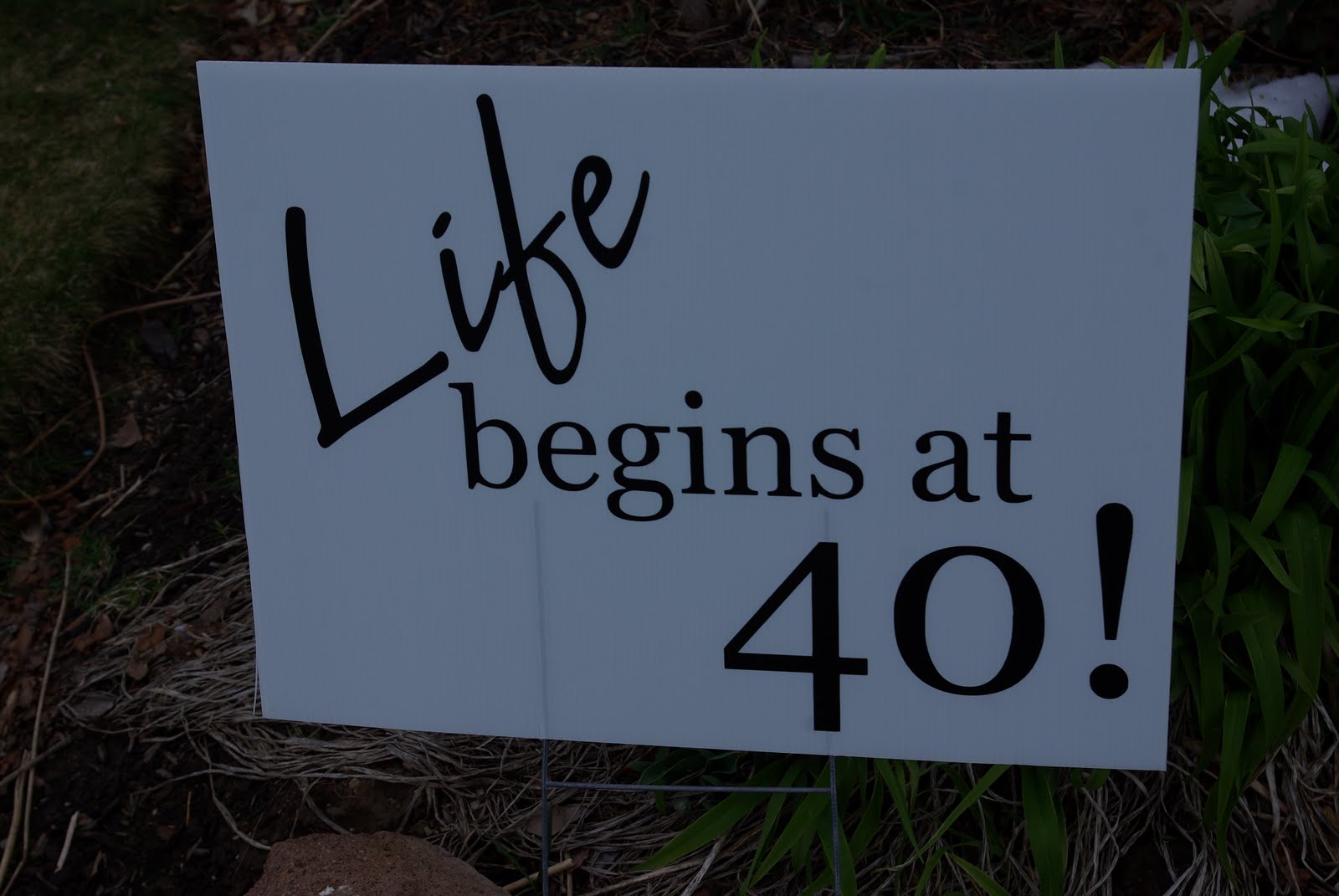Natalie's Creations: 40th Birthday Fun - YARD SIGNS