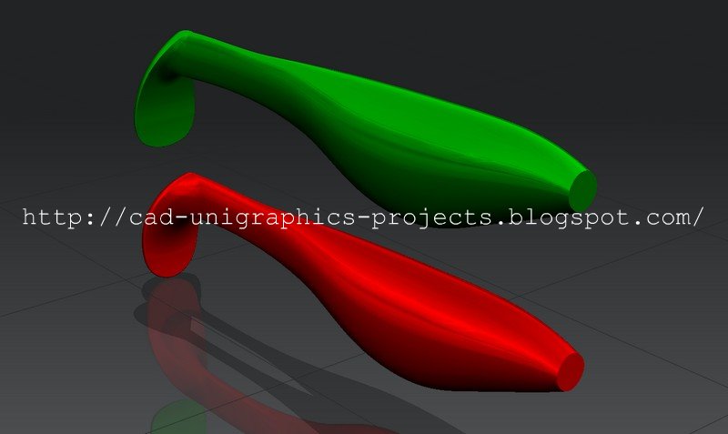 CAD designs by Ivan: Fishing lures mold models (free CAD download file)