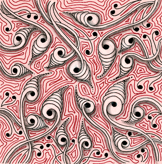 Time for Tangling: Official Zentangle® Pattern - Springkle