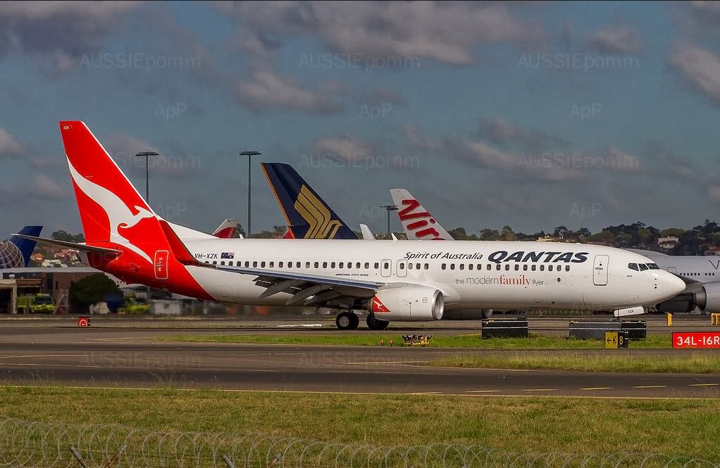Central Queensland Plane Spotting: Qantas Inaugural Flight From Sydney ...