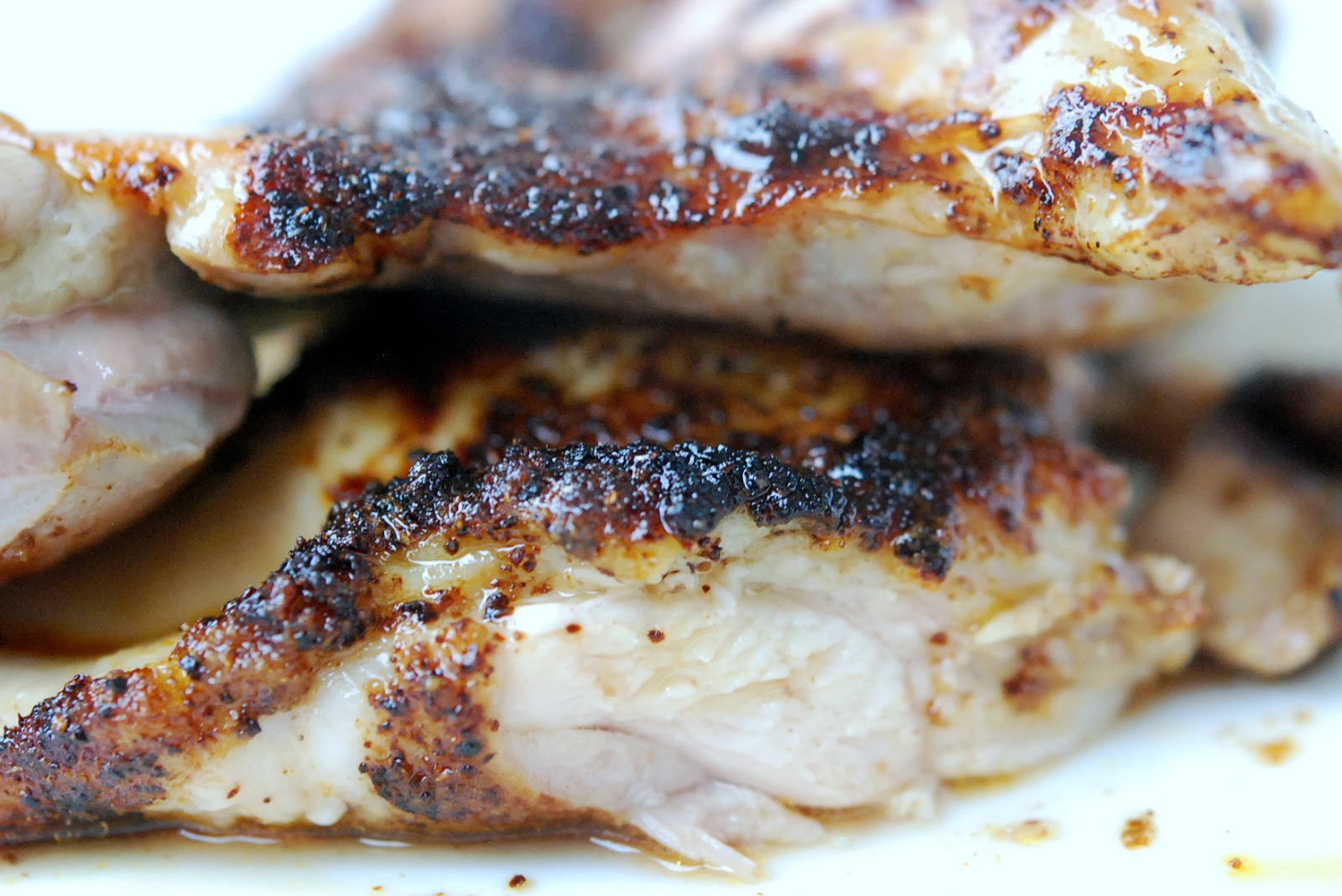 CupCakes and CrabLegs: Spicy Honey - Brushed Chicken Thighs