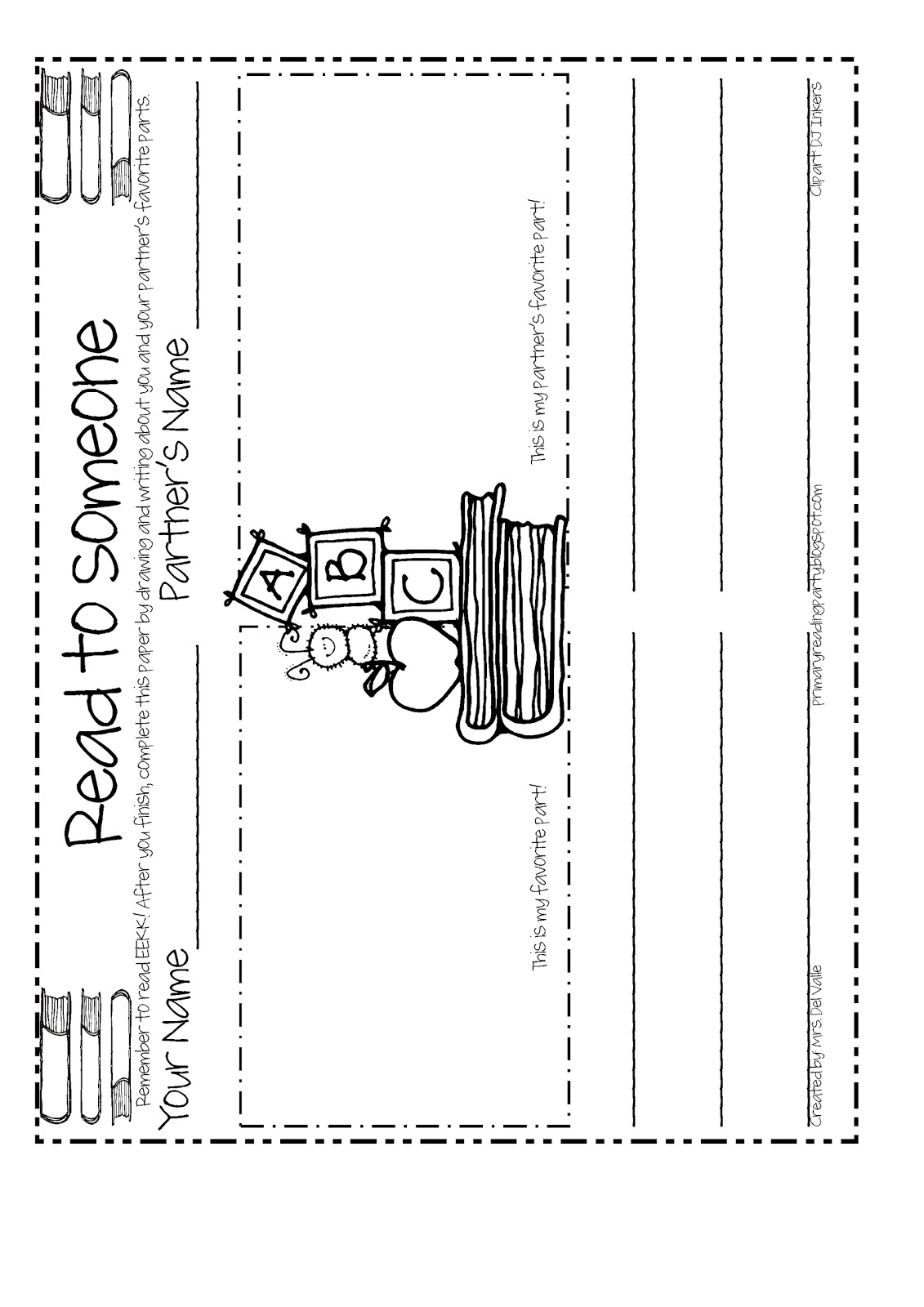 Primary Reading Party: Daily 5 FREEBIE!