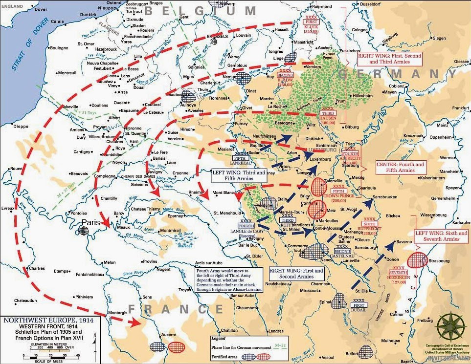 ANTHROPOLOGY OF ACCORD: Map on Monday: German Invasions of France