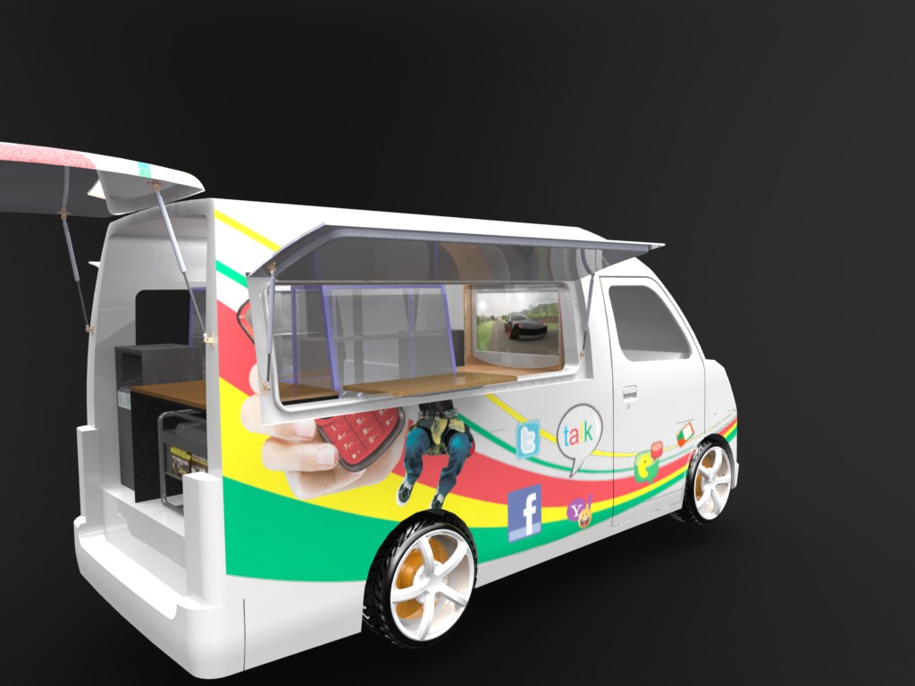 gnp design: Moko (Mobil Toko) telkomsel Flexi