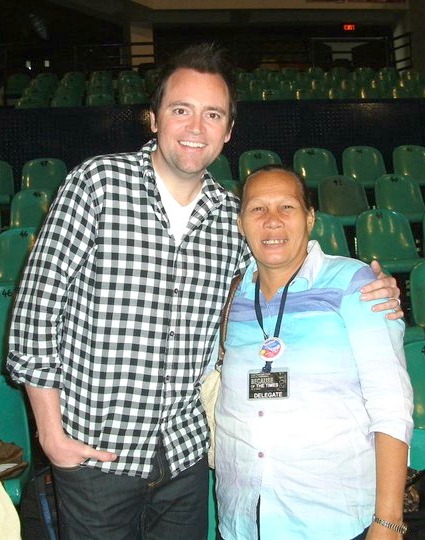 Sheila's diary: w/ the annointed people from Pentecostals of Alexandria.