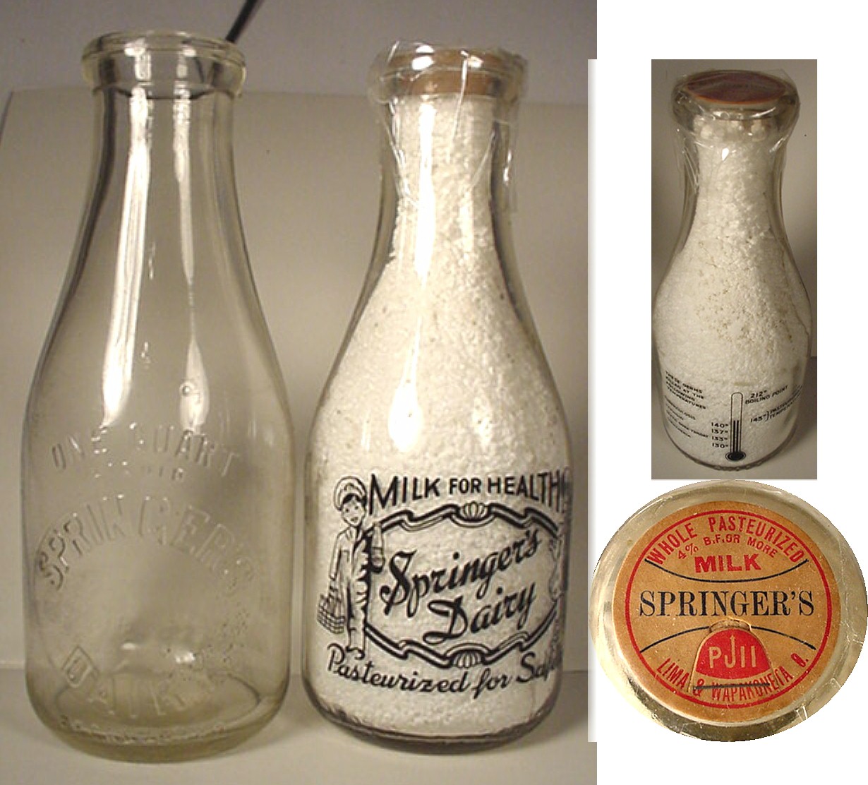 Tique Talk by Marianne Dow: My Lima, Ohio Milk Bottle Collection ...
