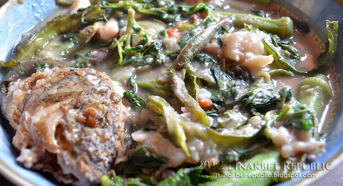 dinengdeng/buridibod nga ube (puraw), white yam stew with veggies and ...