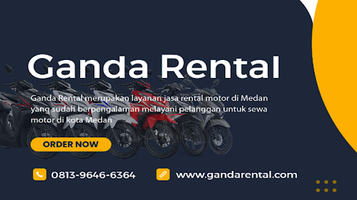 Ingin Sewa Motor Di Medan? gandarental.com Solusinya