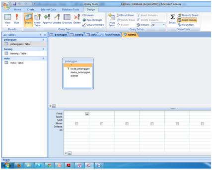 Tutorial Membuat Aplikasi Database Sederhana Dengan Ms. Access: Membuat Software Database Sederhana