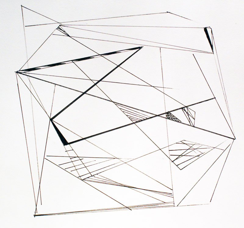 Acercamiento a las Artes Visuales: Ejemplo de trabajos con línea.