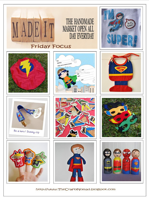 The Crafty Nomad: Made It Friday Focus - Super Heros!