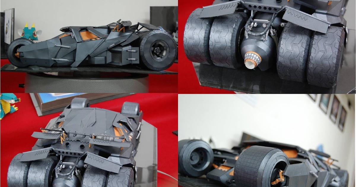 BATMOBILE Paper Model