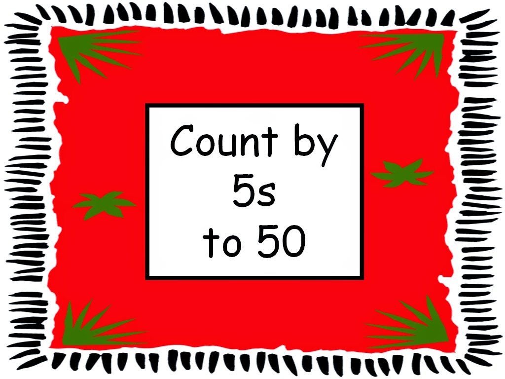 Student Survive 2 Thrive: Skip Count by 5s to 50 Math Flash Cards