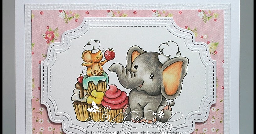Crazy4flowers cards: Di's Digi Designs Challenge ~ Birthdays....