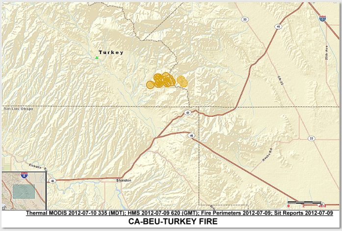 CFN - CALIFORNIA FIRE NEWS - CAL FIRE NEWS : CA-BEU-TURKEY Monterey ...