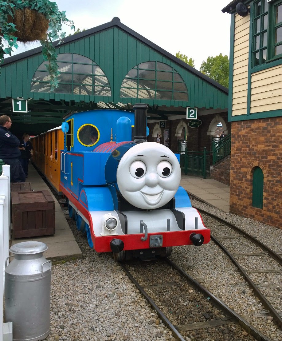 Visiting the choo choos at Thomas Land | To Become Mum