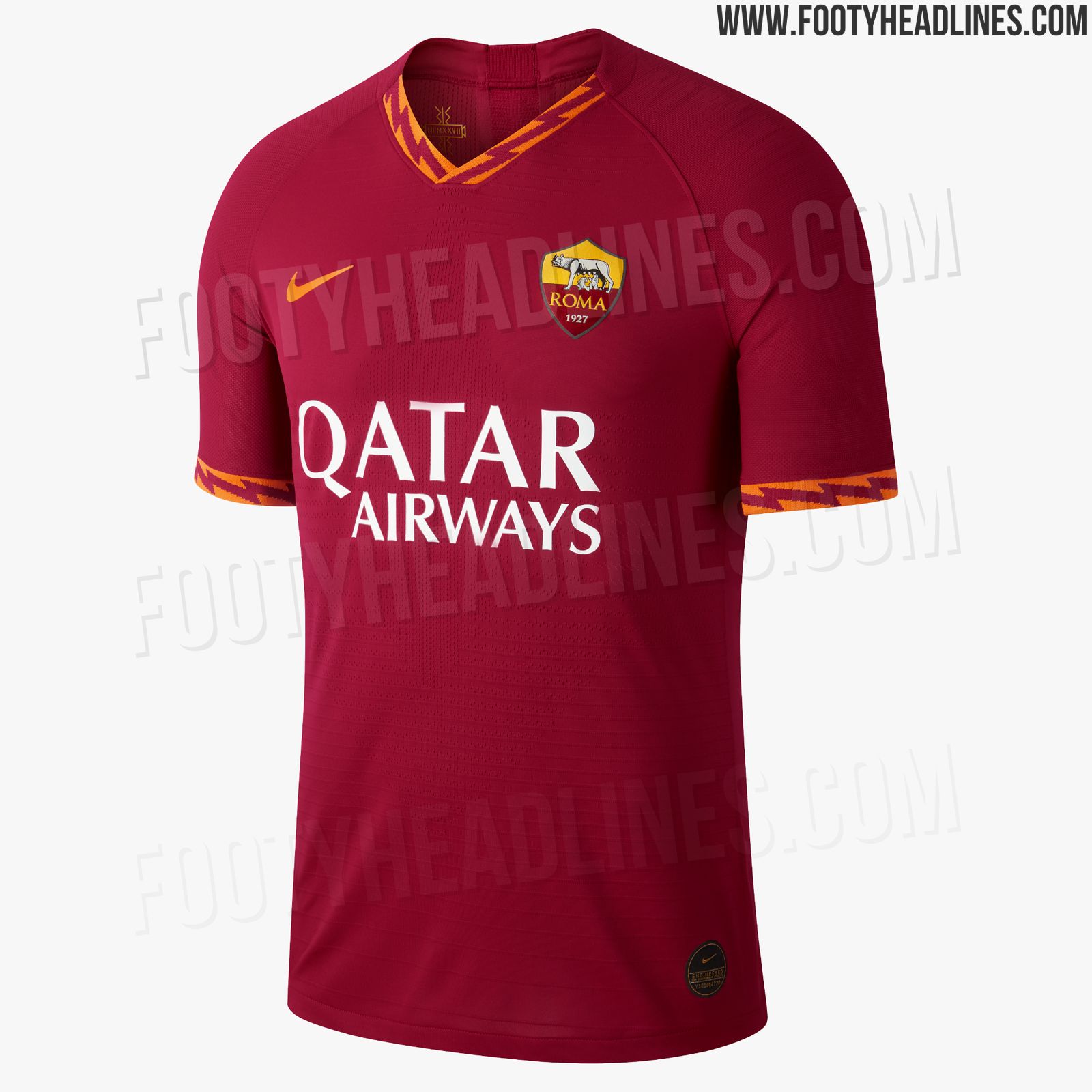 New Nike Style - Nike AS Roma 19-20 Kit T-Shirt Leaked | Home Kit Leak ...