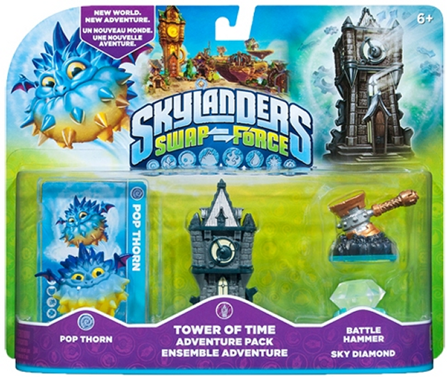 Skylanders SWAP Force: Fiery Forge Battle Pack and Tower of Time ...