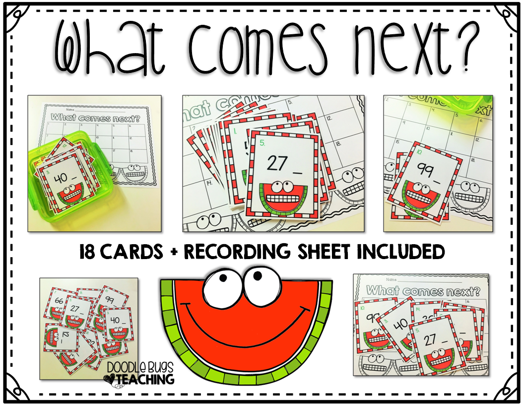 Doodle Bugs Teaching {first grade rocks!}: Wacky Watermelon Math ...