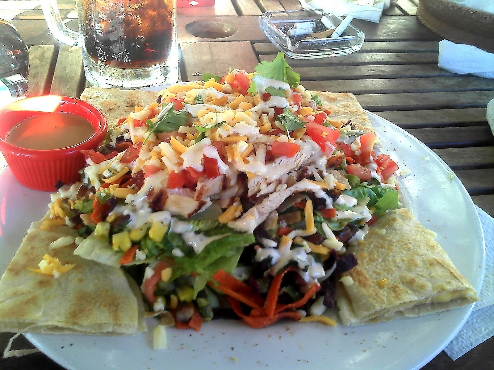 Fieggentrio: Quesadilla Explosion Salad