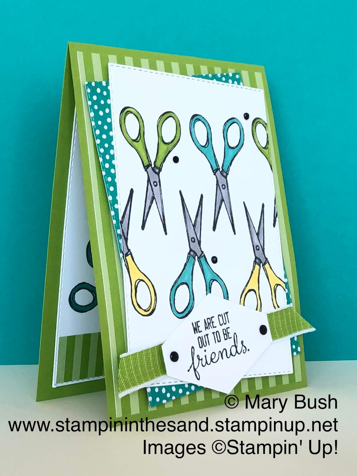 Stampin' in the Sand: We're Cut Out To Be Friends