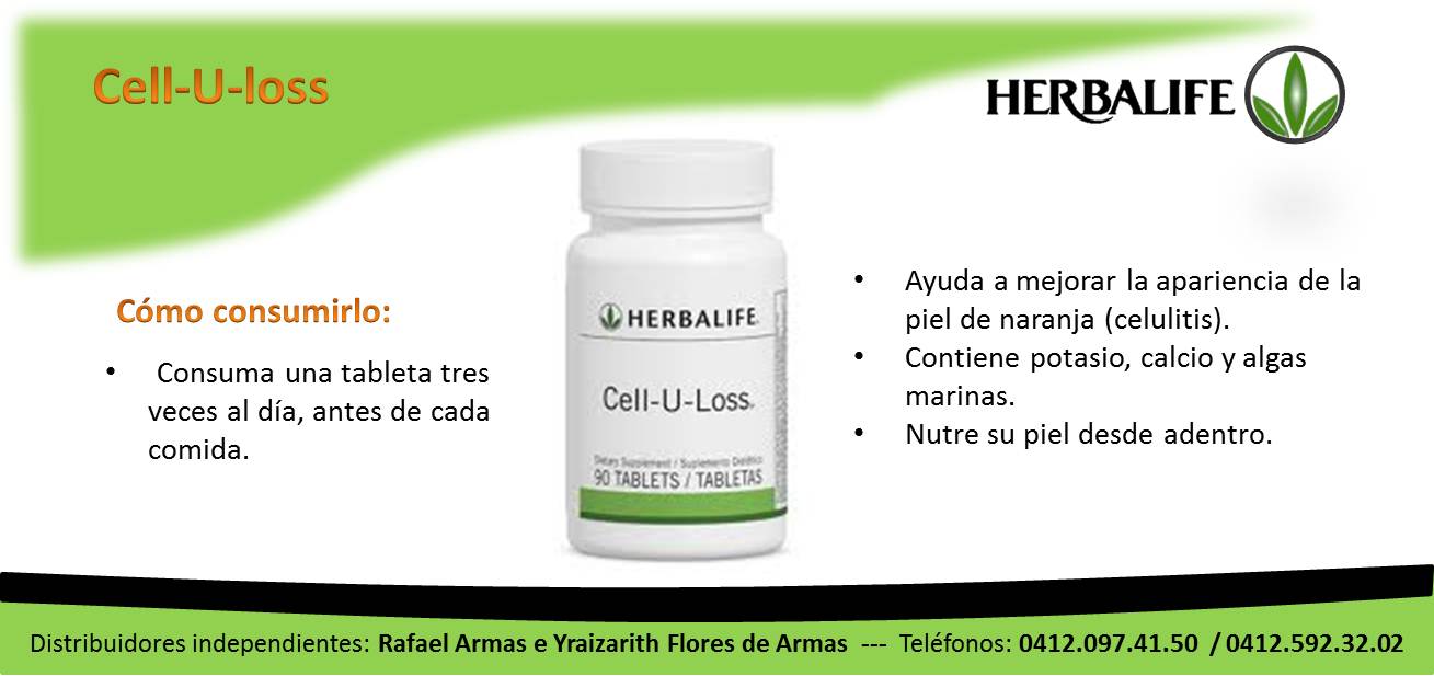 Productos: Cell-U-Loss: Elimina la Celulitis
