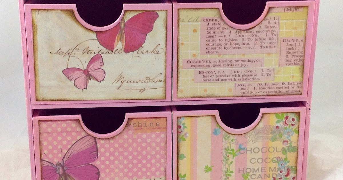 In Stamp Therapy: Mini Drawers & Cupboards