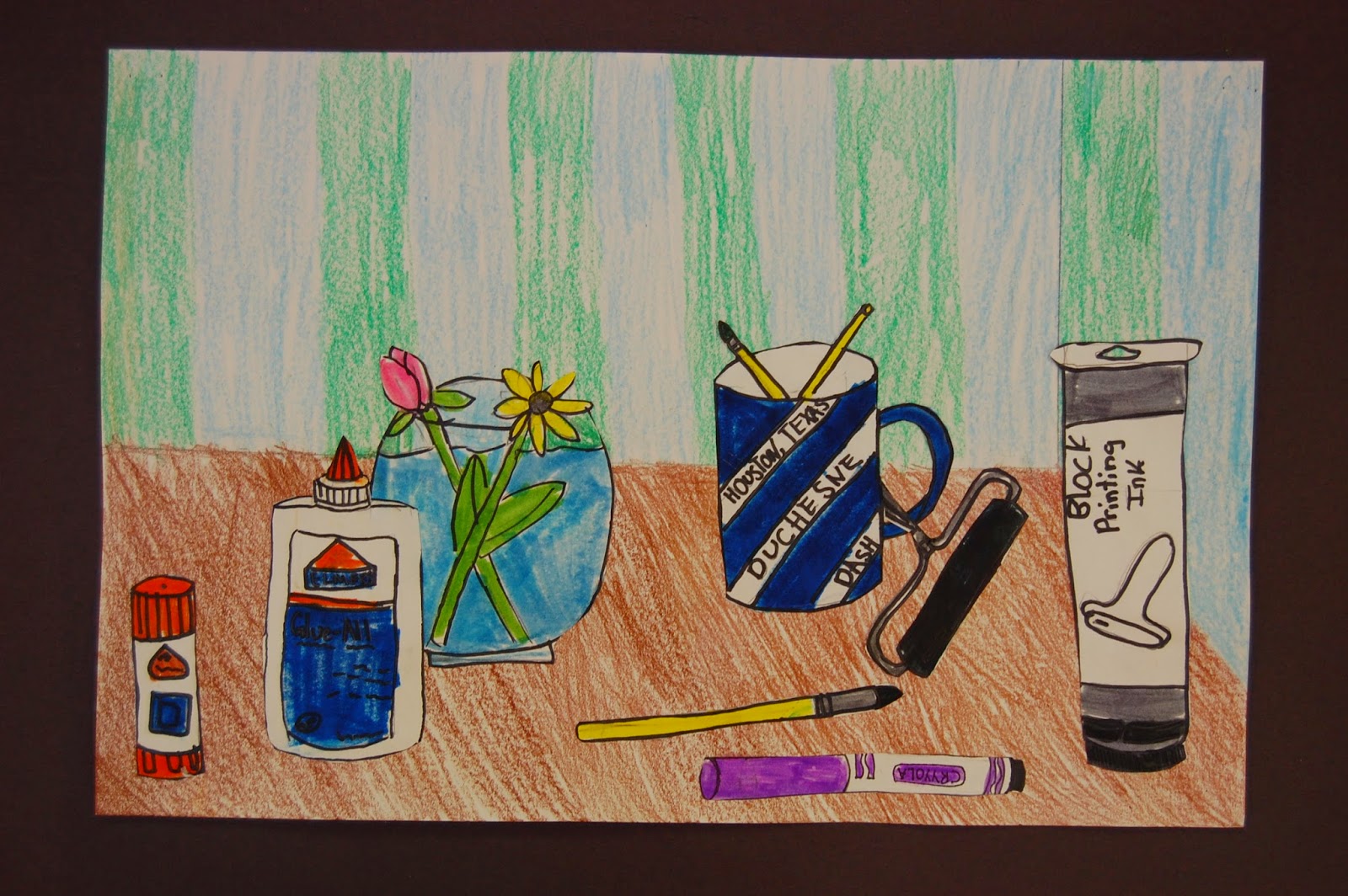 super happy art class: Fourth Grade Still Life