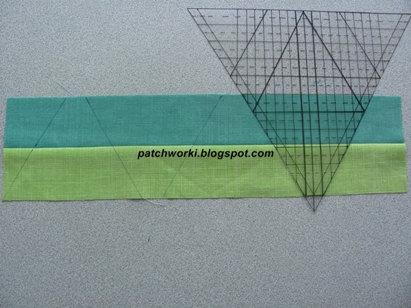 Patchworkowe wariacje: Patchwork 3D – Honeycomb Waffle - tutorial