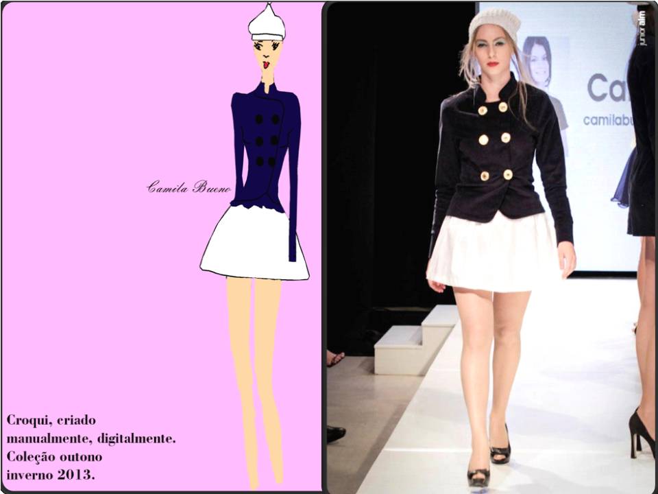 Cor de Rosa: Croqui e Criação