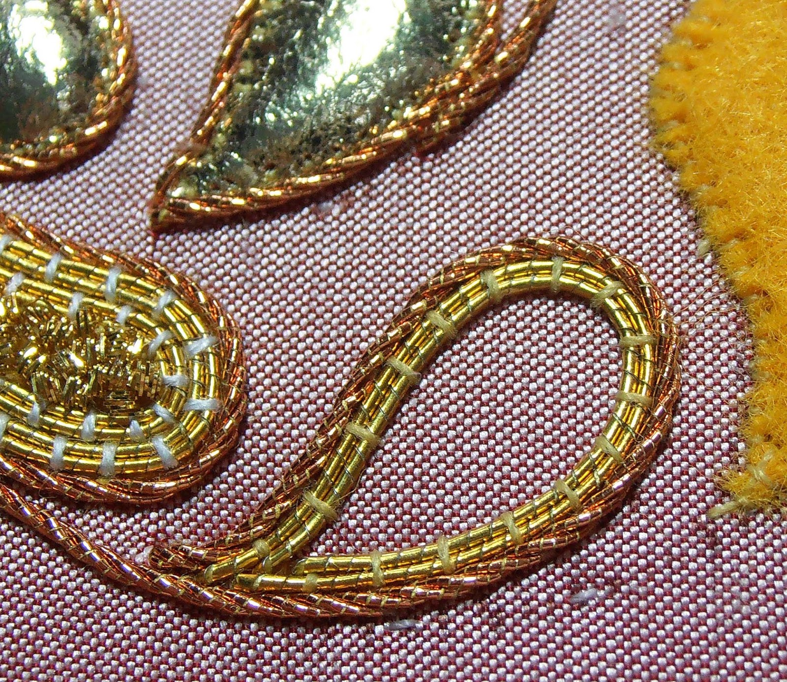 Goldwork progress