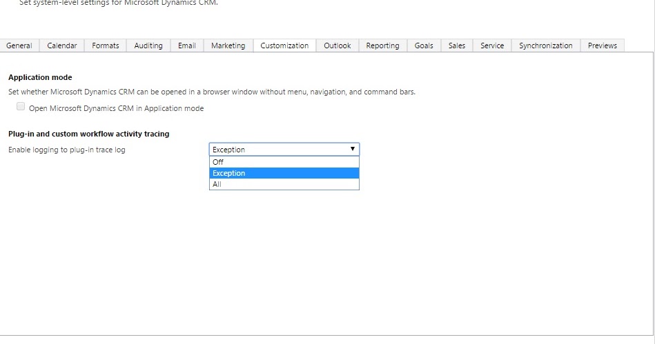 Dynamics 365 Enable Tracing In Ms Crm 2015 And Below Versions