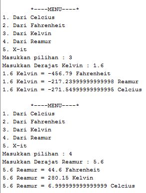 Contoh program Switch Case Java | Meja-Ilmu
