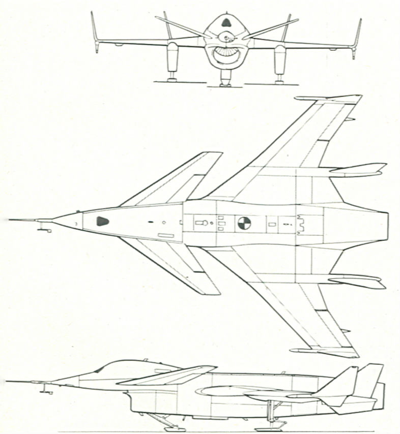 NASA-Rockwell International "HIMAT".