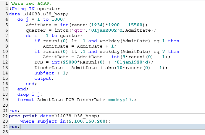 SAS Assignment: Learning SAS Through Program