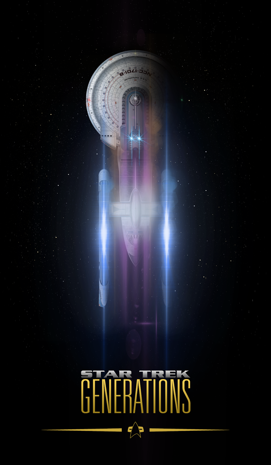 Lewis's Trek 3D Stuff: Enterprise Poster