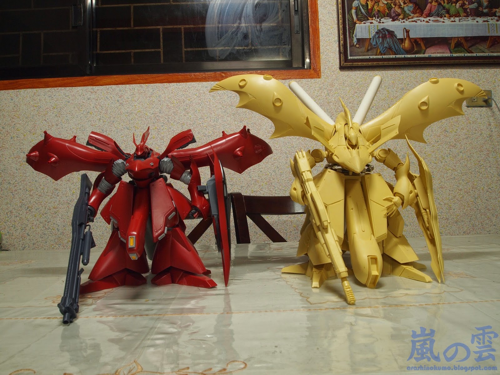 Arashi no Kumo: Kit comparison: 1/100 RE Nightingale and 1/100 SMS ...