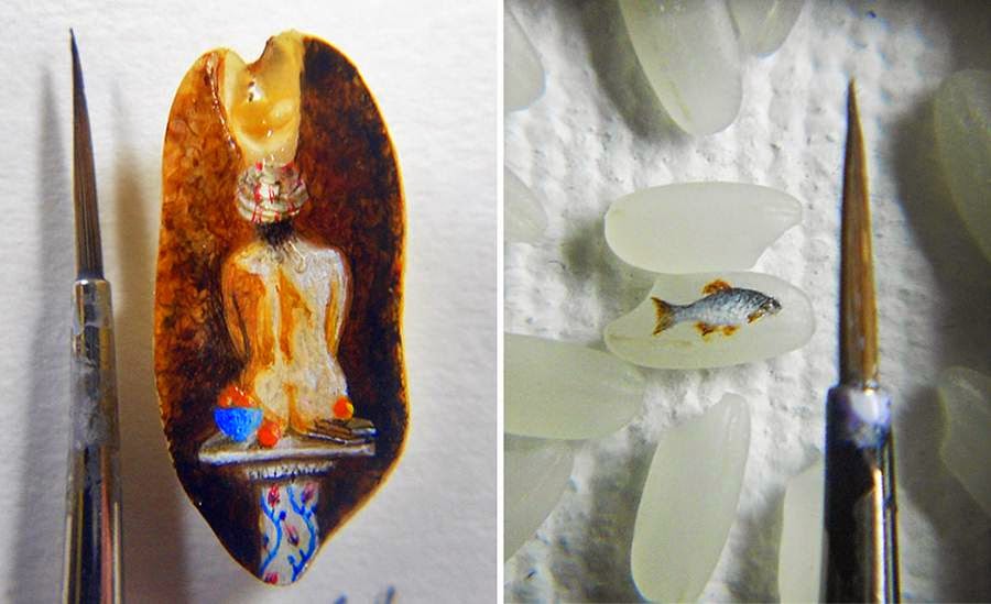 Mail2Day: Stunning Paintings on Micro Objects by Hasan Kale (29 pics)