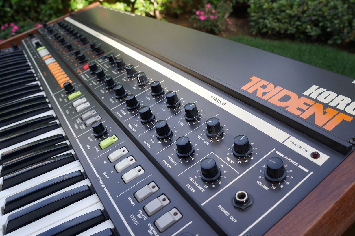 MATRIXSYNTH: Vintage 1980 Korg Trident Analog Synthesizer