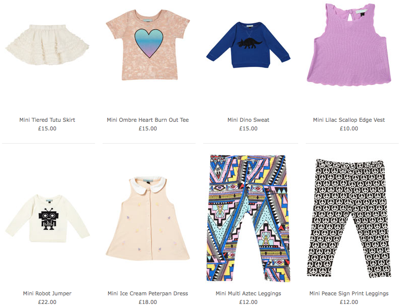 my passion diaries: Topshop introducing kids clothes