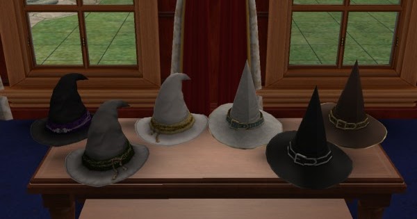 Decat's Sims 2 Creations: Witch Hats and Brooms